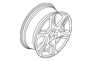 Aluminum Rim, Zephyrus 7.5-Inch X 18-Inch 31269420 | OEM Parts Online