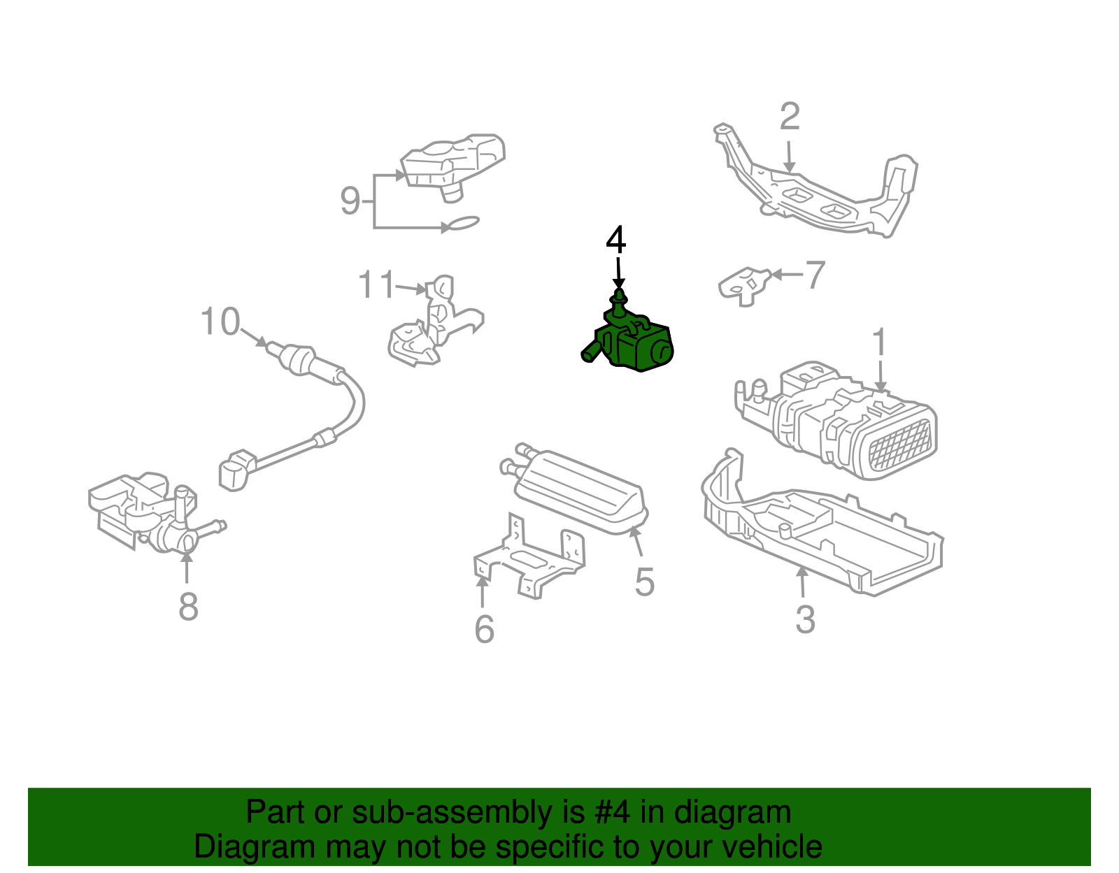17315-SCV-A02 - Filter 2003-2011 Honda Element | Honda Parts Online