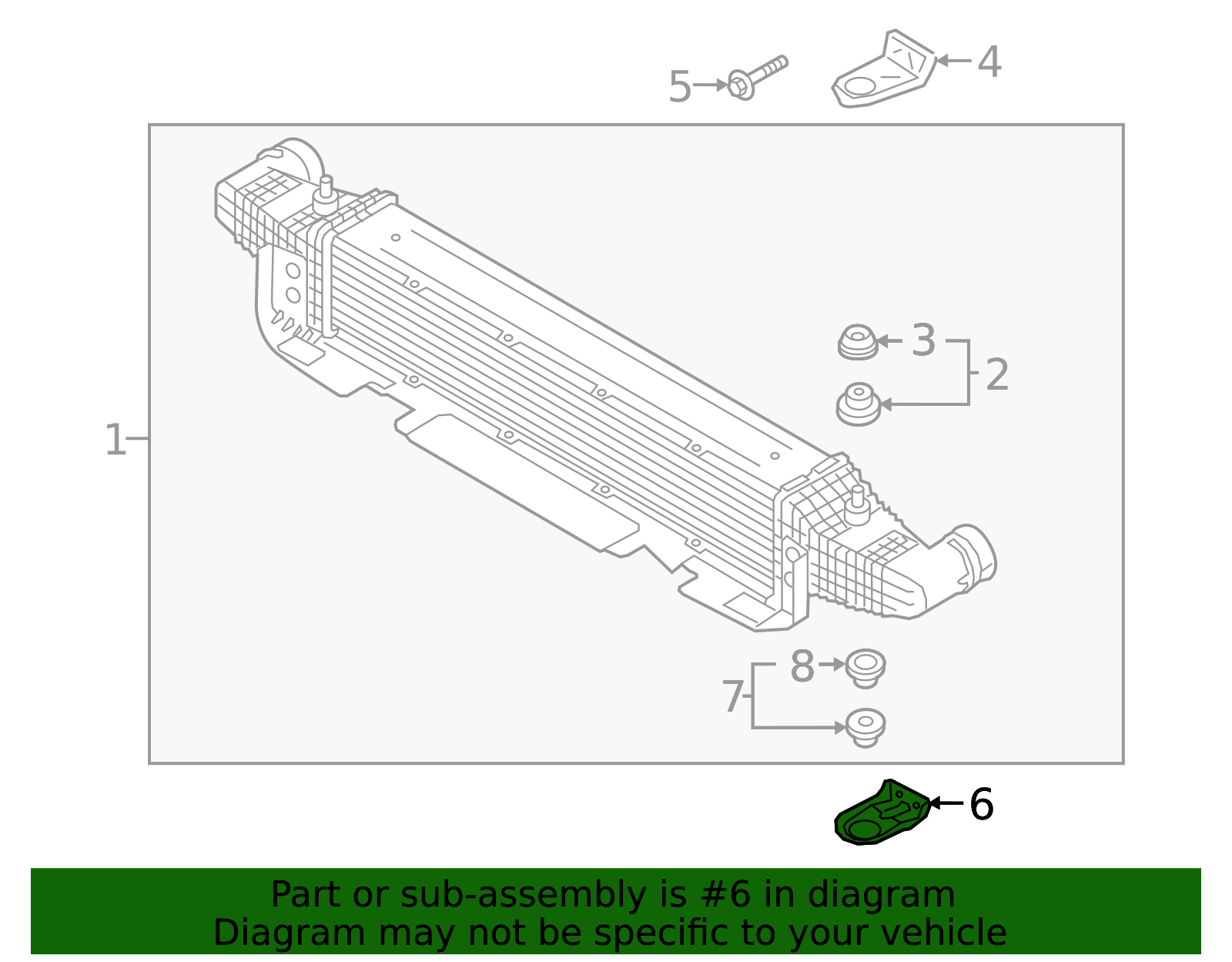 2019-2025 Genesis G70 Lower Bracket 28259-3L320 | MotorMotor