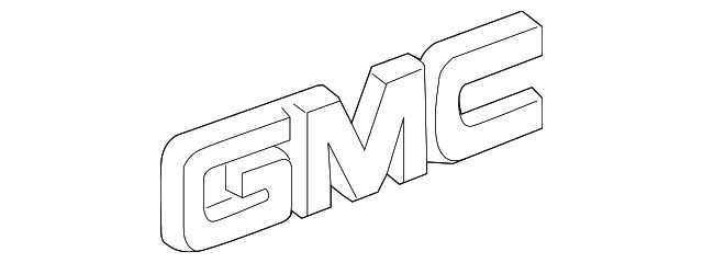 84816849 - Nameplate 2023-2024 GMC Yukon XL | Malouf Parts Xperts