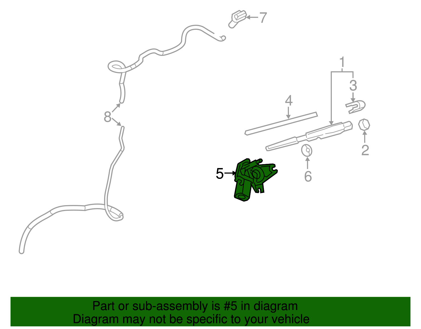 2012-2022 GM Rear Window Wiper Motor 96955193 | Shop Matick Buick GMC