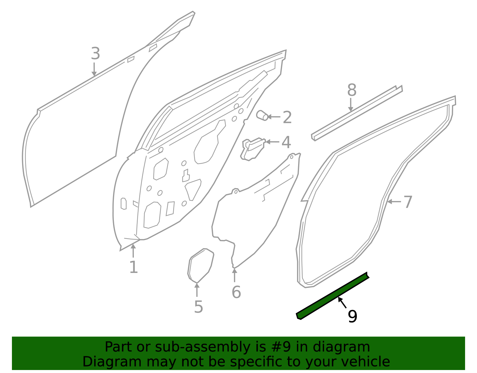 2019-2025 Nissan Altima Lower Seal 82839-6CA0C | Bill Kay Nissan Parts