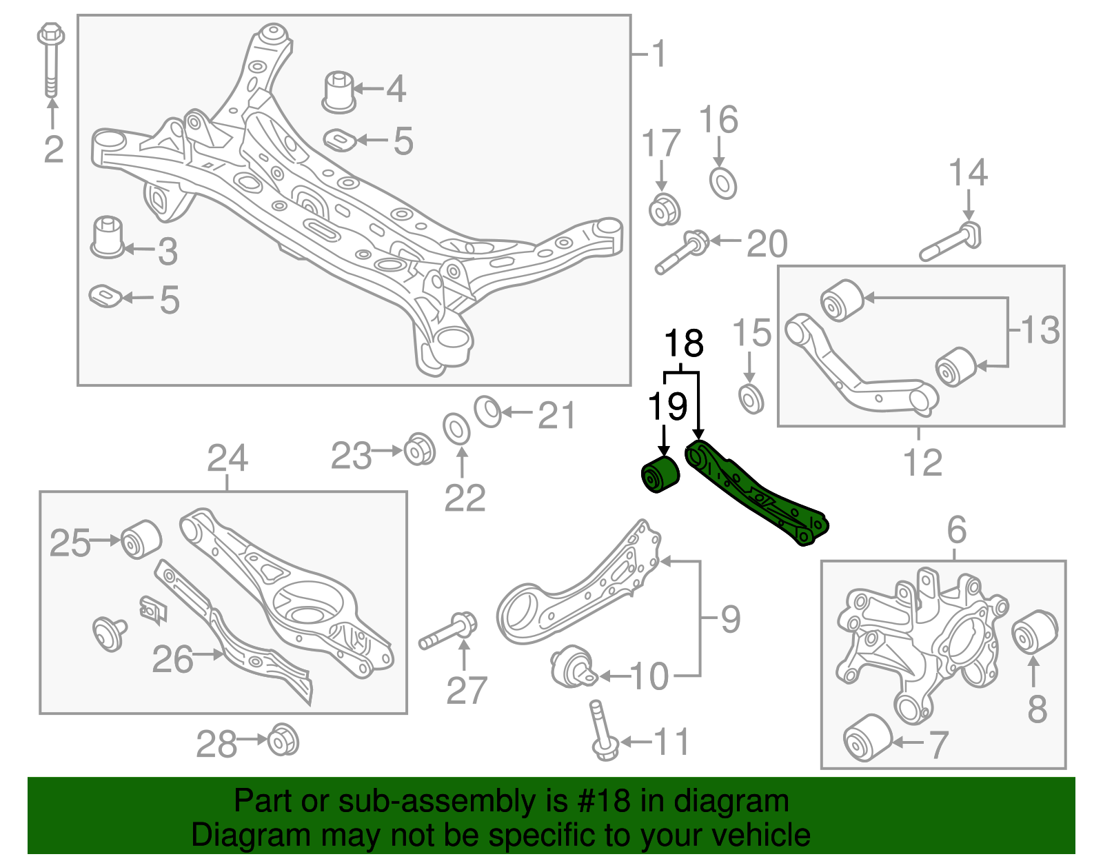 55250-D4700 - 2016-2019 Hyundai Sonata - Upper Control Arm | Conicelli ...