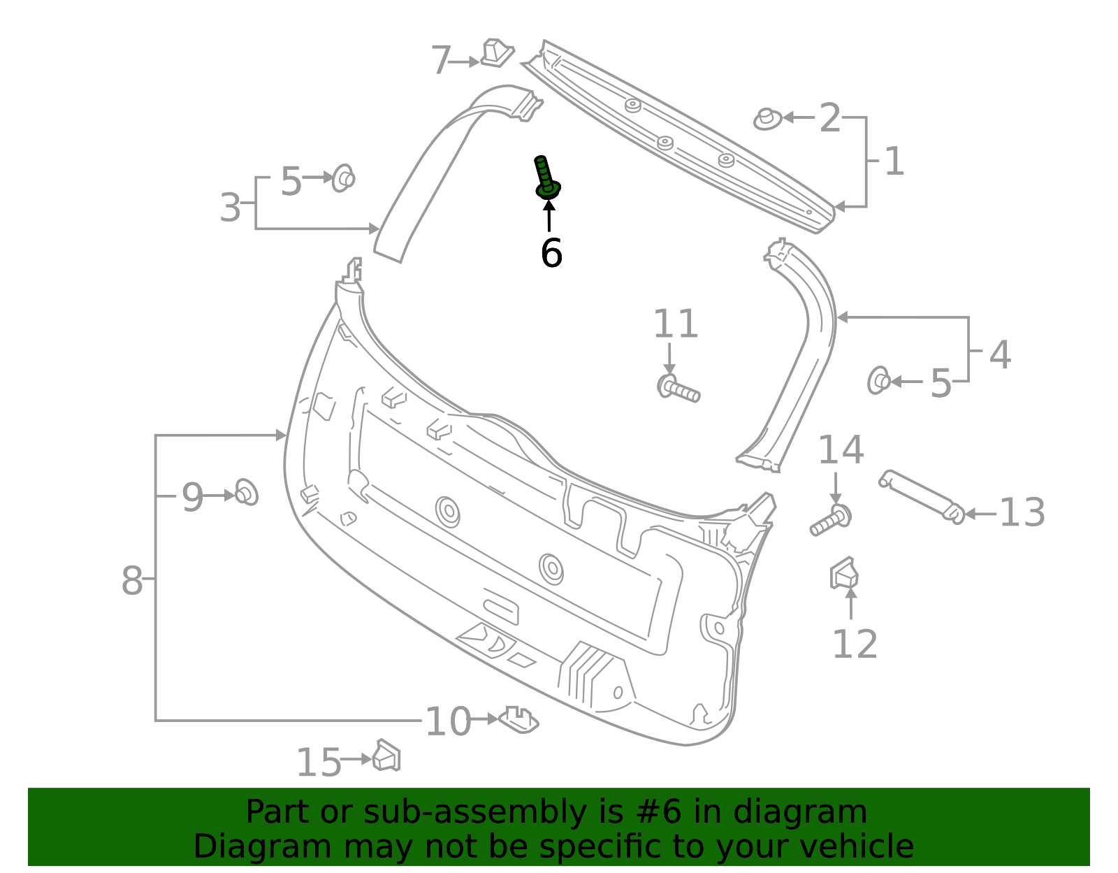 1992-2025 Hyundai Lower Trim Panel Screw 12493-04143 | OEM Parts Online