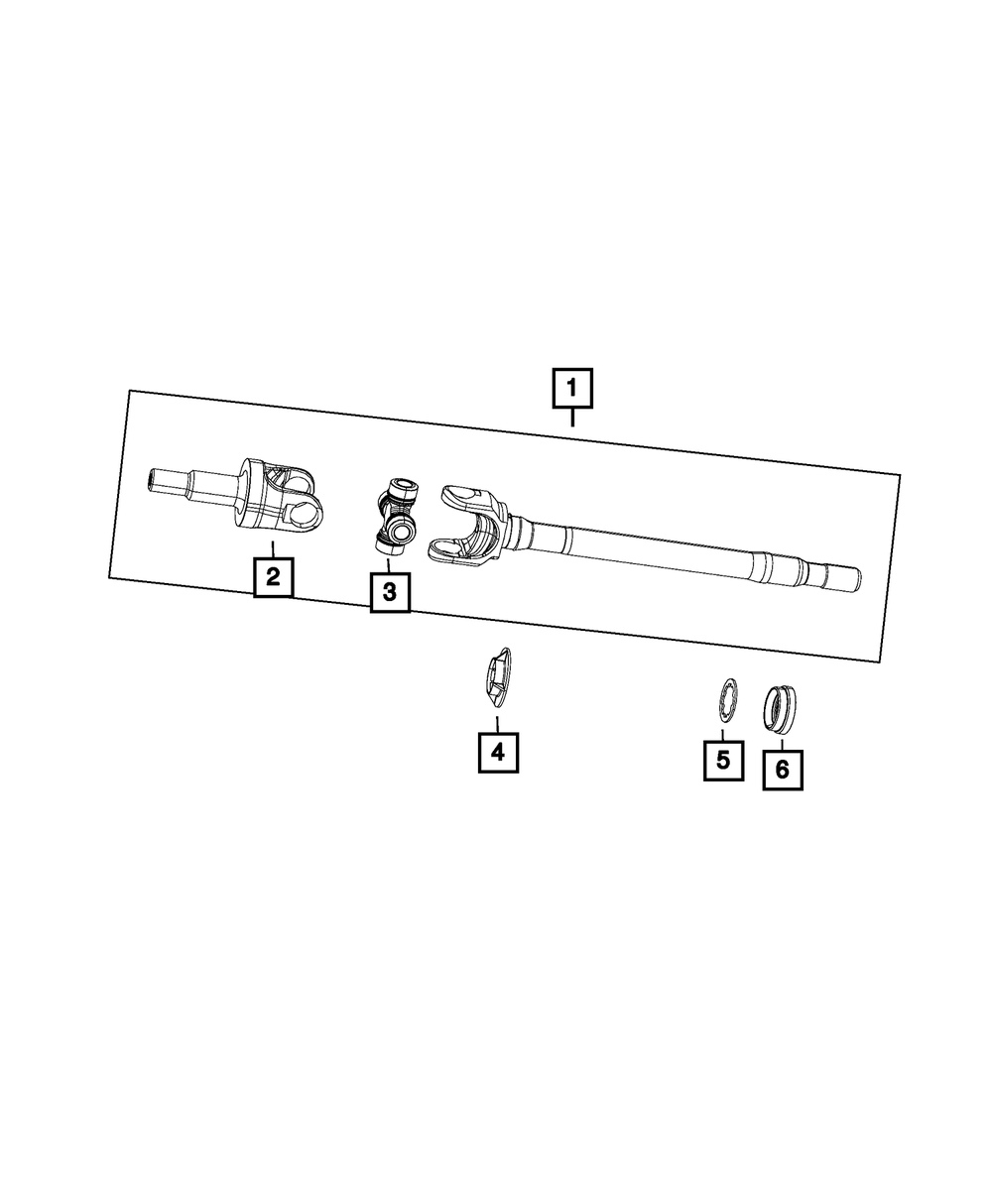 5014852AB - Axle Drive Shaft Seal 2003-2012 Jeep Wrangler | The ...