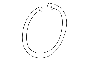 000472-095000-64 - Bearing Snap Ring 2016-2023 Mercedes-Benz Metris ...