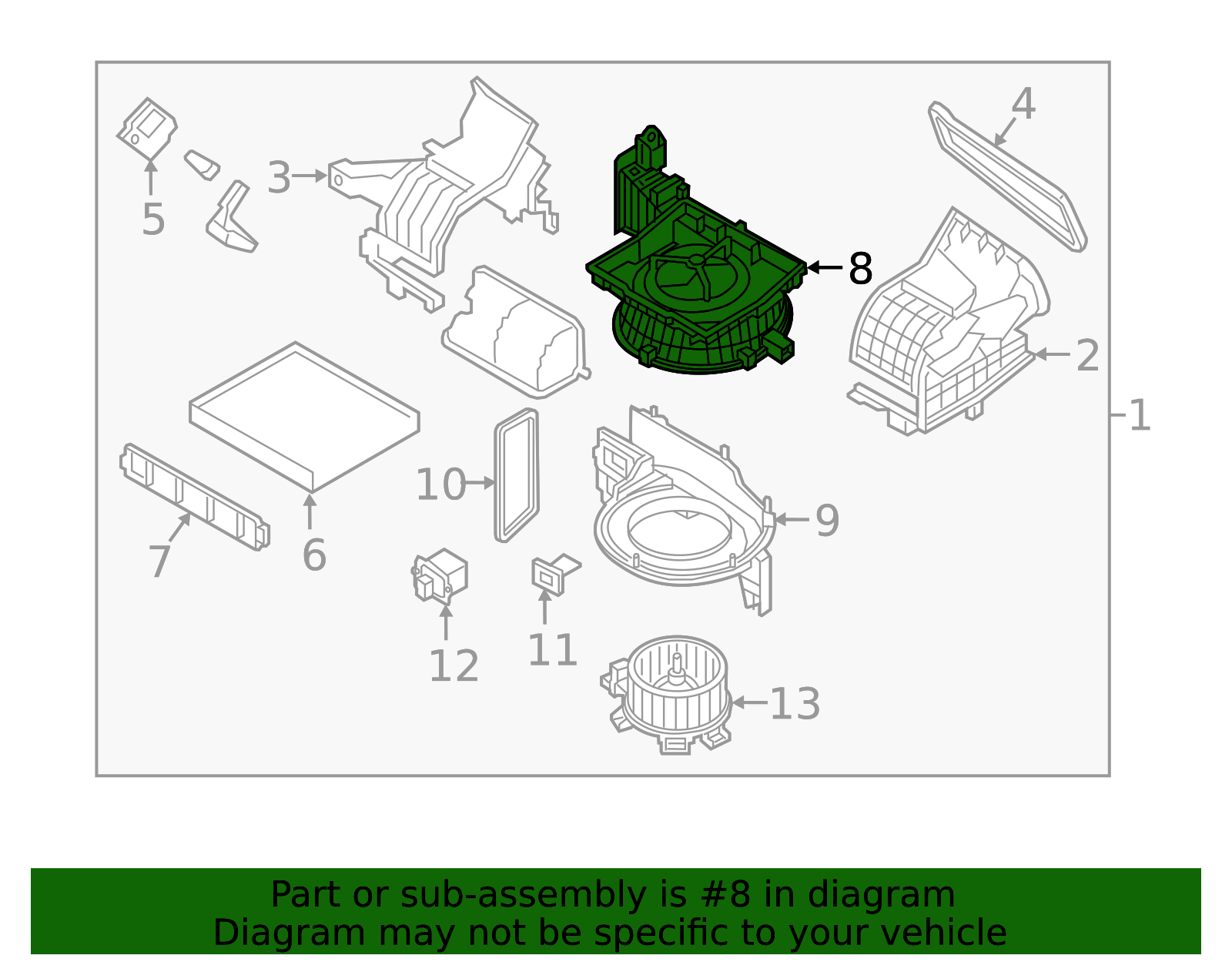 2015-2019 Hyundai Sonata Upper Case 97111-C2010 | MotorMotor