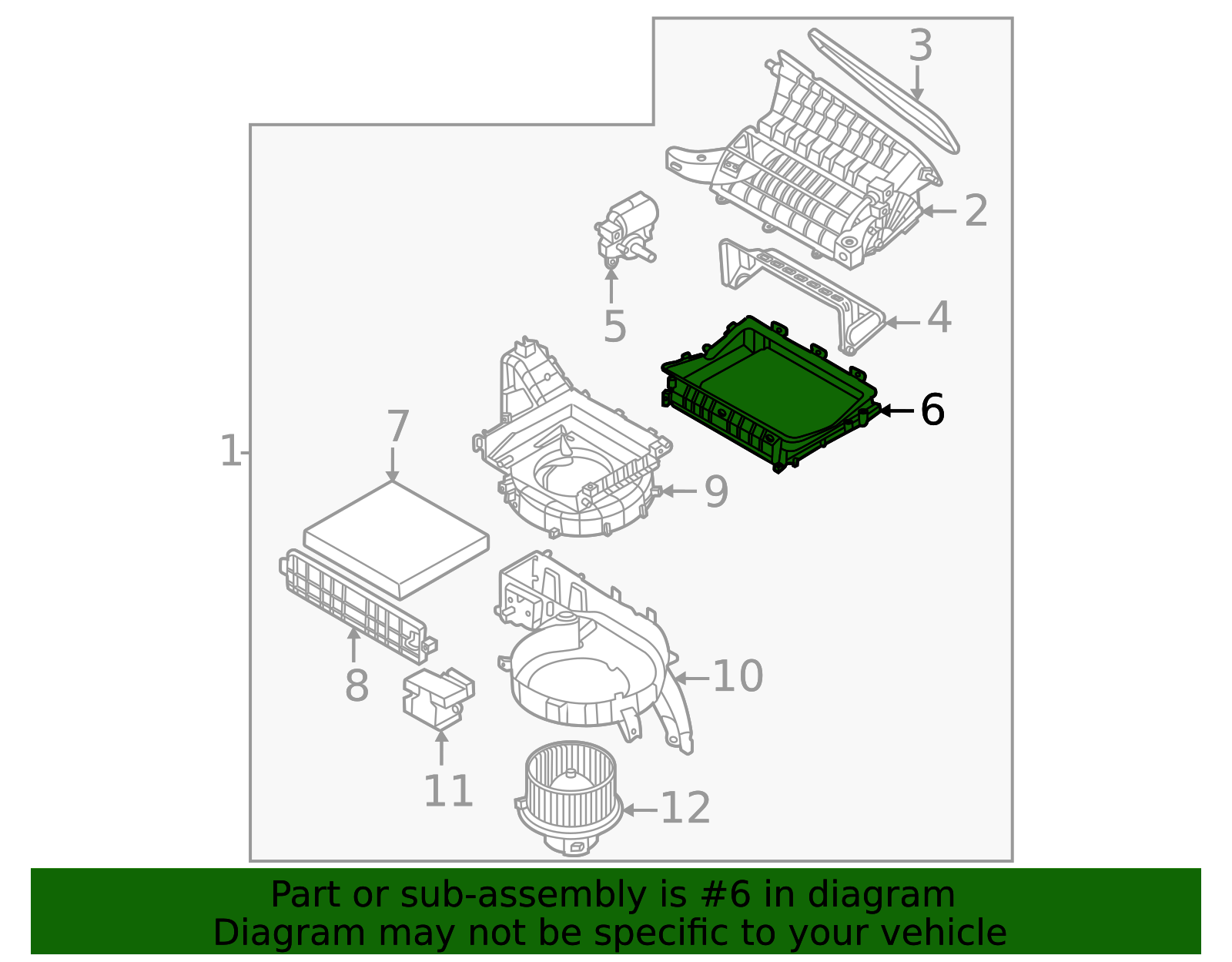 2024-2025 Hyundai Santa Fe Upper Case 97121-R6000 | MotorMotor