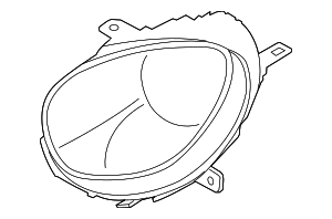 2011-2016 Mini Headlamp Assembly 63-12-9-807-489 | The BMW Mini Part Store