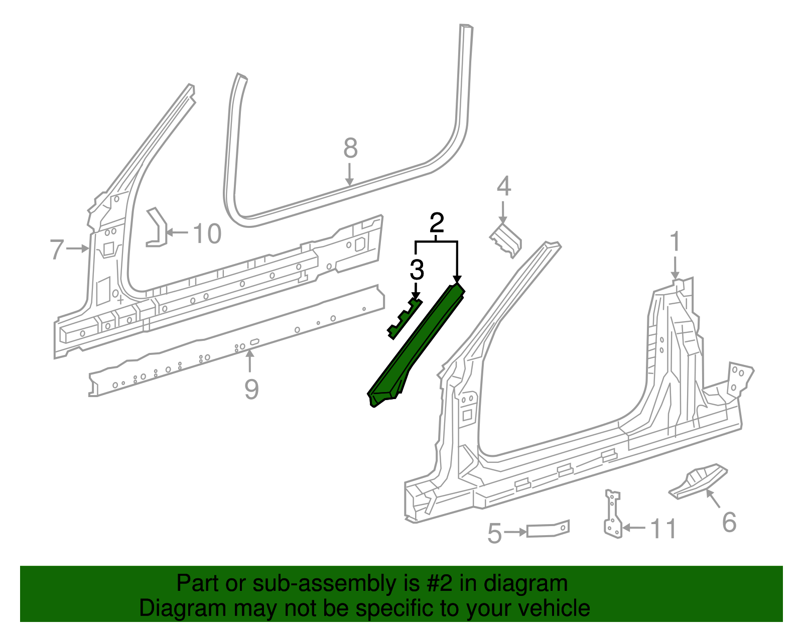 205-630-09-02 - Pillar Panel 2017-2023 Mercedes-Benz | Mercedes-Benz ...
