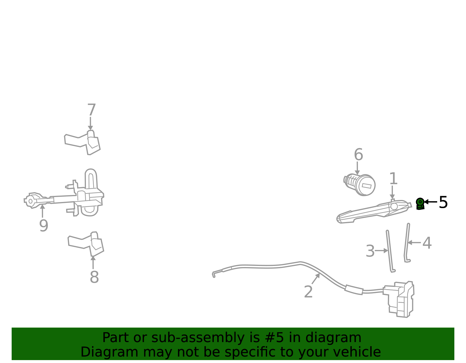 Latch Rods Clip 06106196AA | Mopar Parts Canada