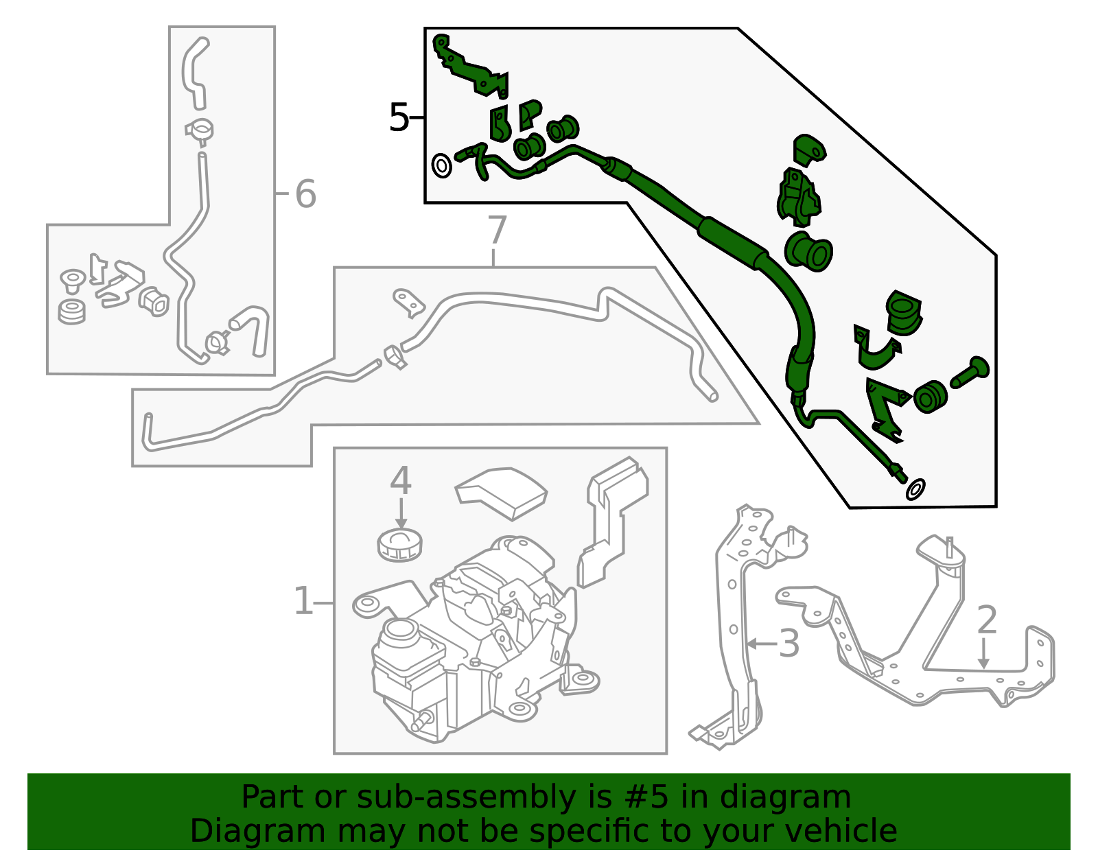 49720-4AY0A - Pressure Hose 2015-2017 Nissan Quest | Official Nissan ...