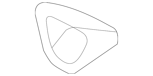 2005-2013 Porsche Mirror Trim 997-555-685-04-A03 | Sunset Porsche Parts