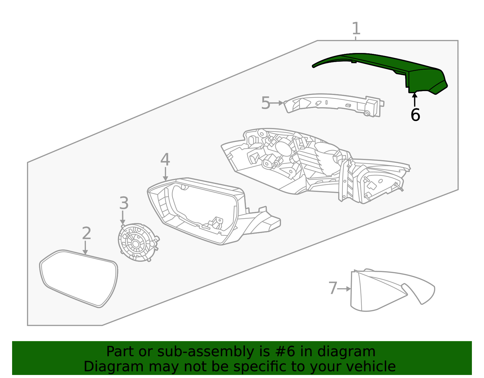 2021-2025 Hyundai Elantra Mirror Cover 87626-AA000 | OEM Parts Online