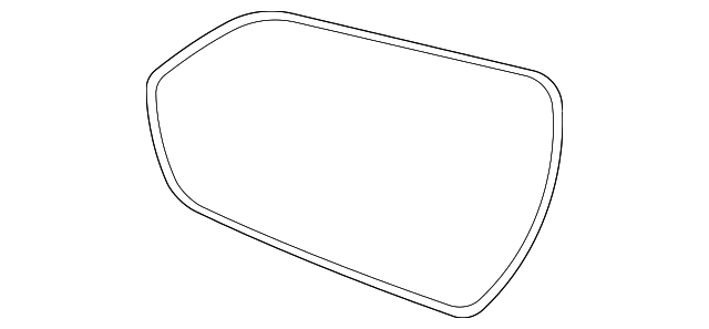 87611-AA160 - Hyundai Mirror Glass 2021-2025 Hyundai | Performance Auto ...