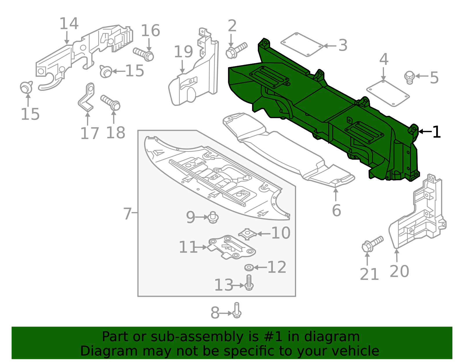 2015-2020 Hyundai Upper Deflector 29136-B1000 | MotorMotor