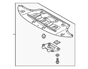 2018-2020 Genesis G80 Under Cover 29110-B1210 | OEM Parts Online