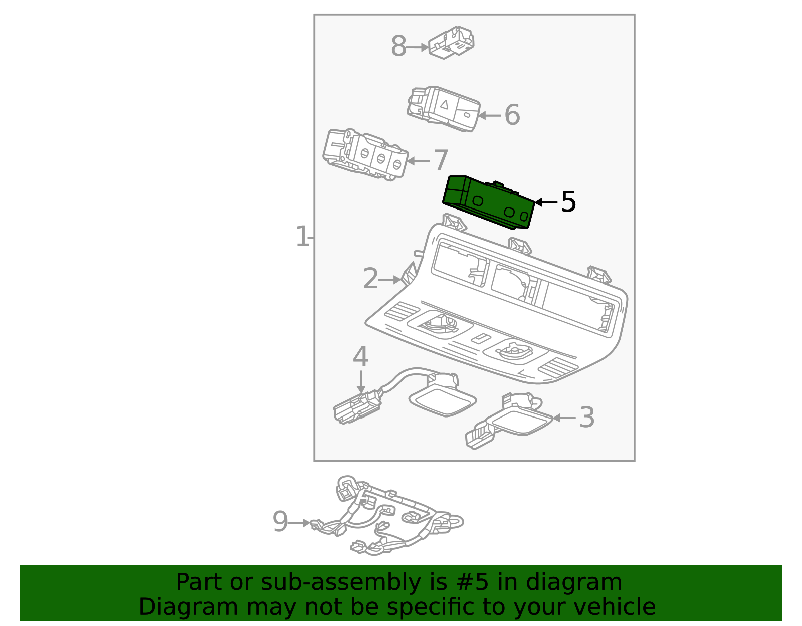 2020-2025 GM Air Bag System Status Indicator 84144935 | Shop Matick Parts