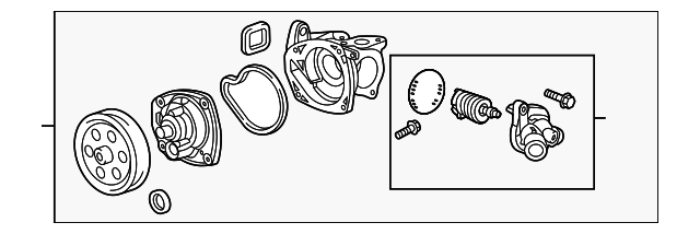 2013-2023 GM Water Pump Assembly 25201450 GM | GMPartsDirect.com