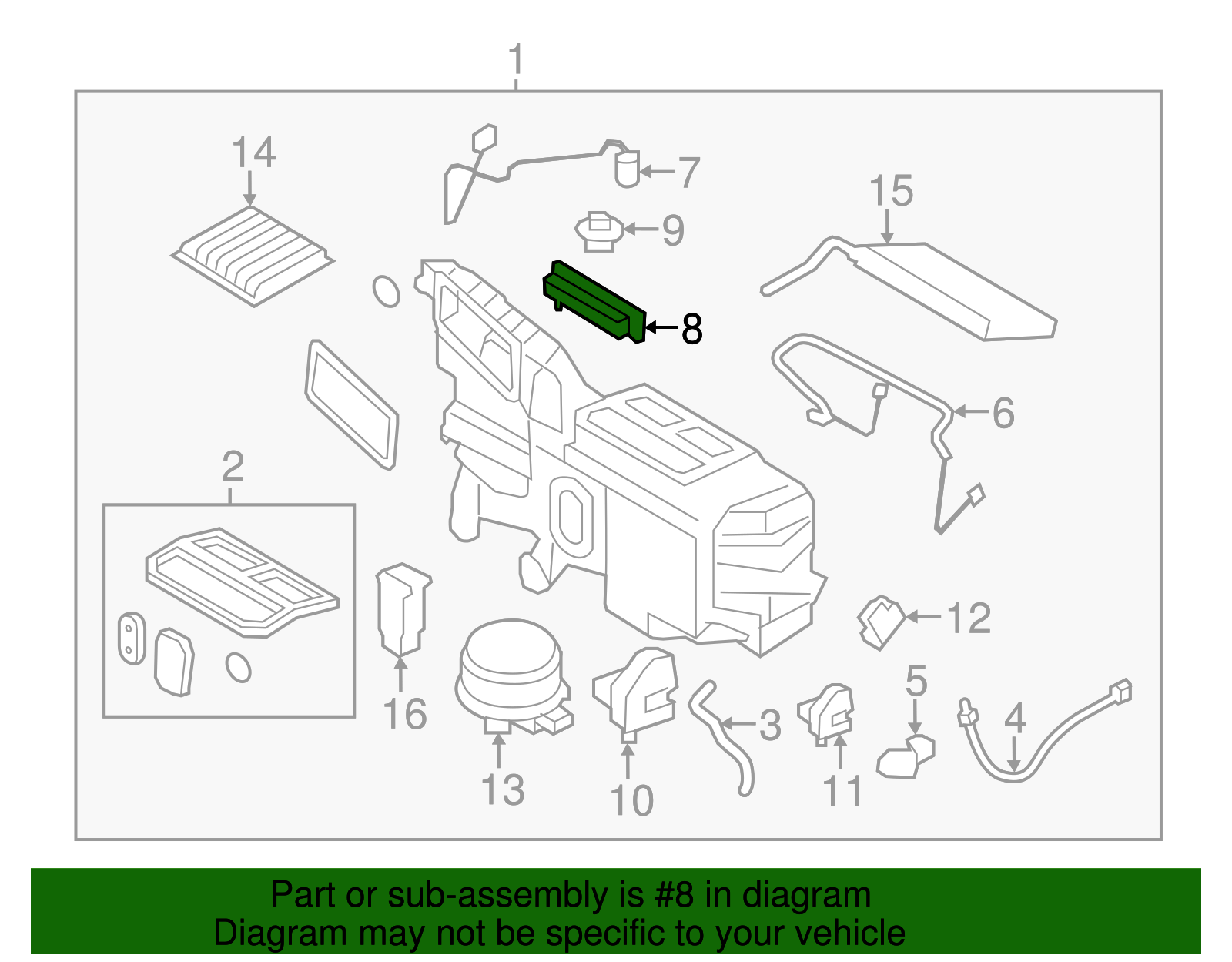 2007-2015 Ford | Cover | 7T4Z-19B735-A | Walls' Ford Parts