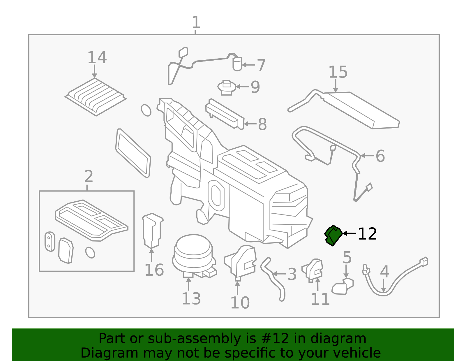 Genuine OEM Ford Part - HVAC Blend Door Actuator 7T4Z-19E616-C ...