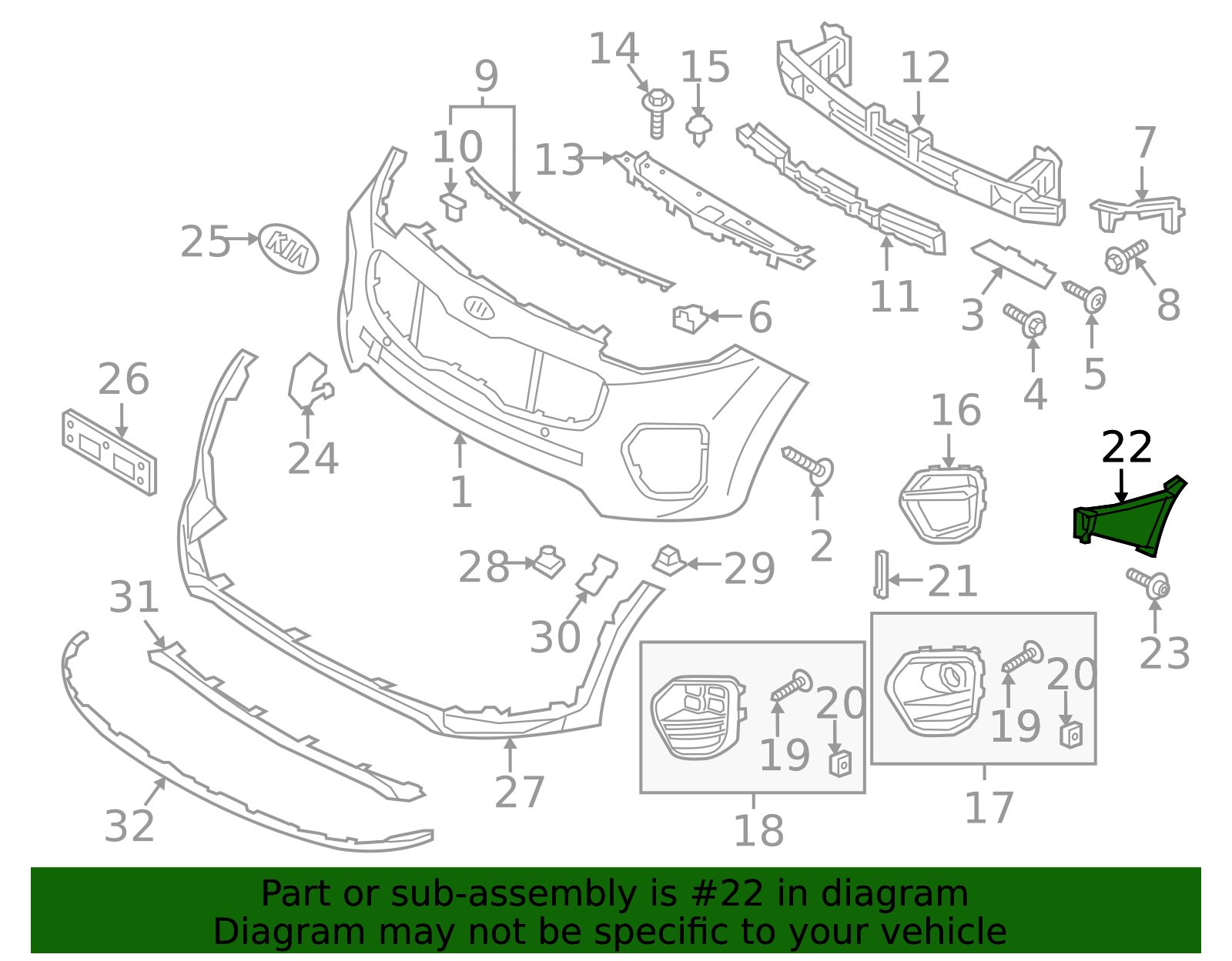 86573-D9000 - Air Duct 2017-2019 Kia Sportage | Kia.Parts Store