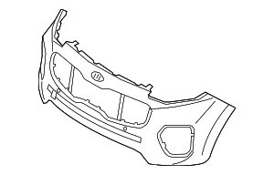 86510-D9010 - Bumper Cover 2017-2019 Kia Sportage | Kia.Parts Store