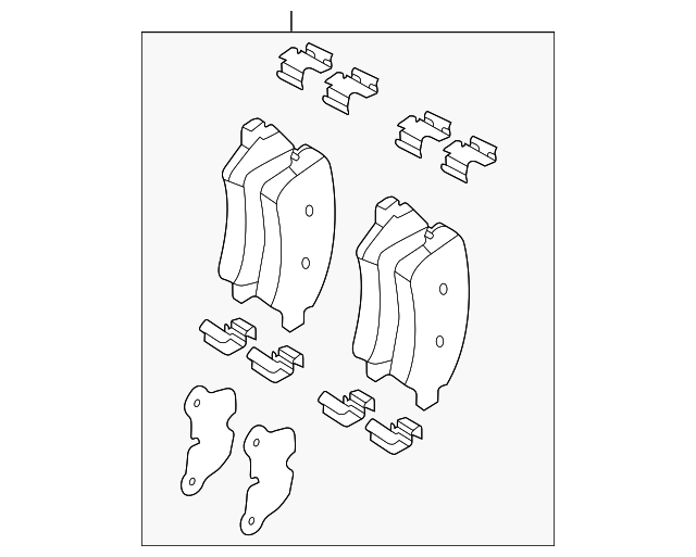 2020-2024 Ford Disc Brake Pad Set Front LK4Z-2001-C | OEM Parts Online