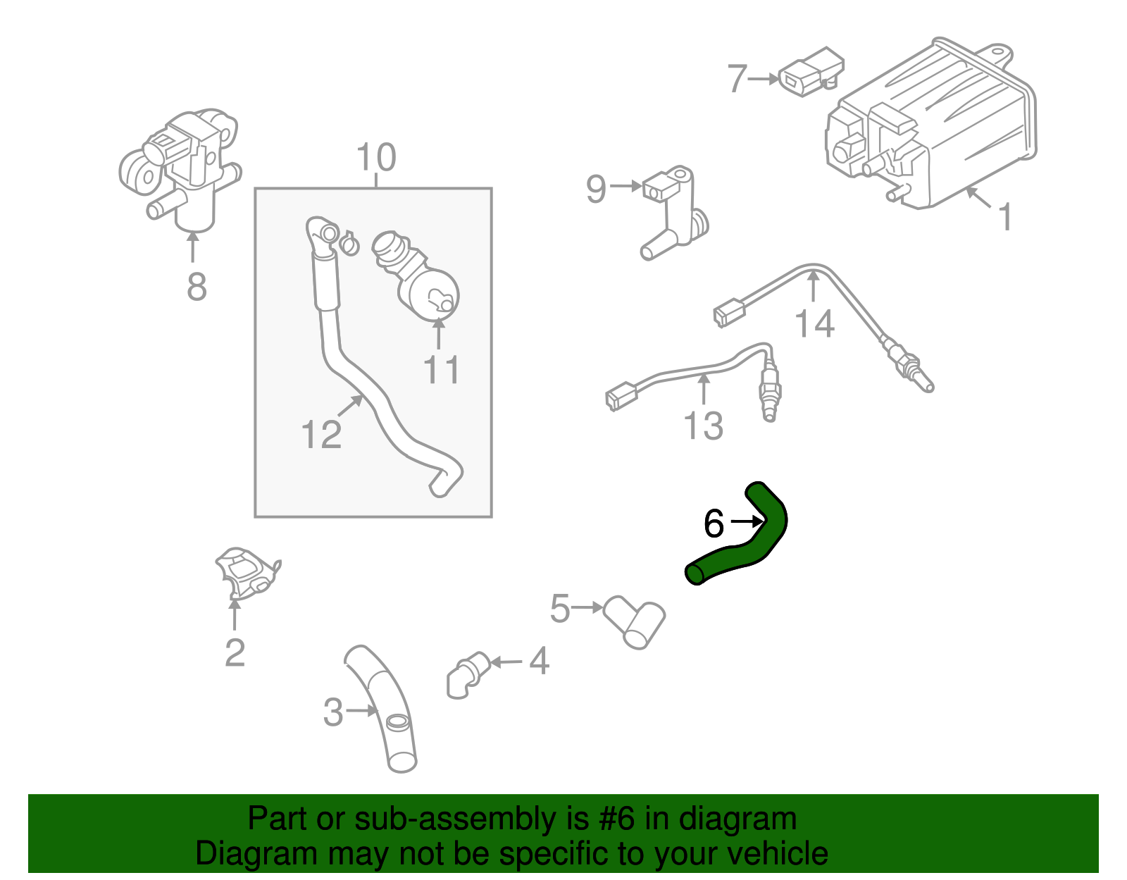 17335CE800 - Vent Hose 2008-2017 Infiniti | Infiniti of Orland Park
