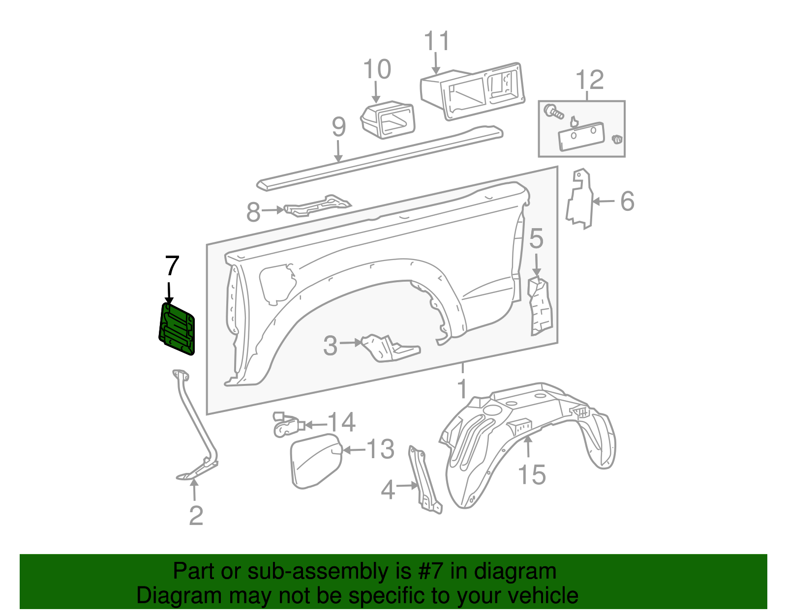 2005-2023 Toyota Tacoma Front Panel 65416-04010 | Toyota San Diego Parts