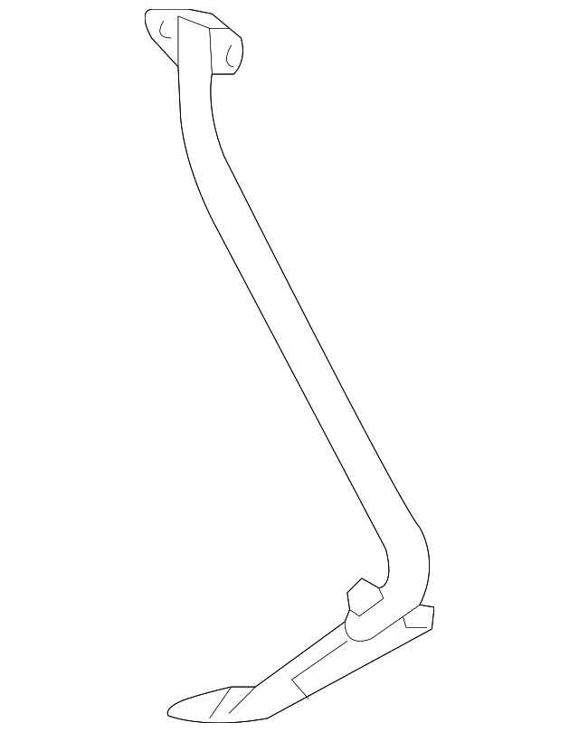 OEM 2005-2015 Toyota Tacoma Truck Bed Panel Brace (Right, Front) Part ...