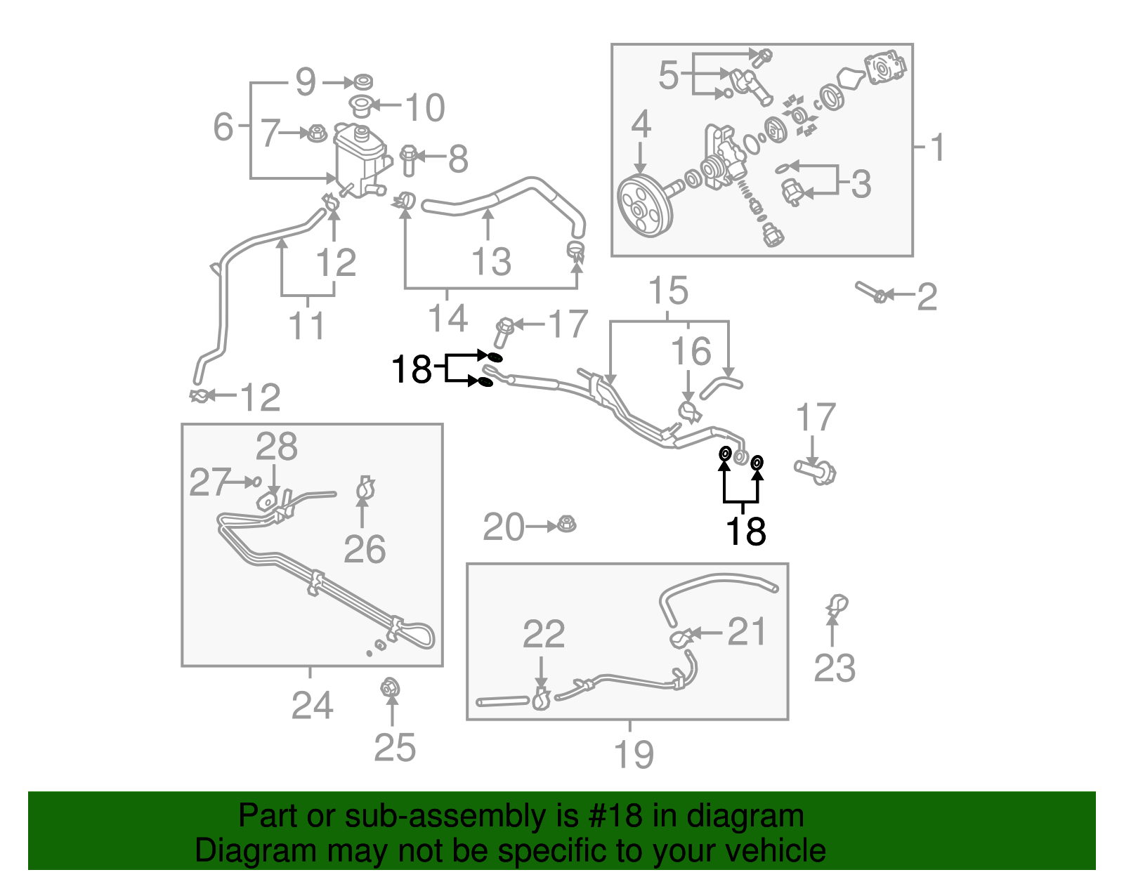 9956-21-400 - Pressure Hose Gasket 2006-2019 Mazda | Mazda Parts Connect
