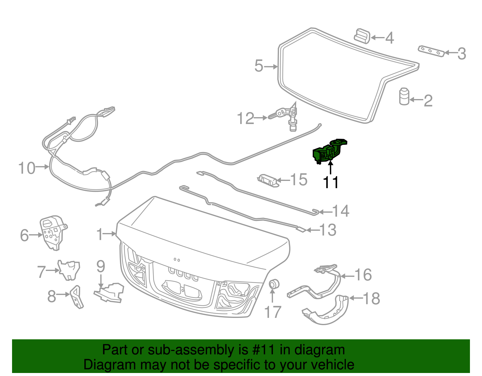 2013-2022 Acura ILX Opener Assembly 74882-TR0-A01ZF | Acura Parts World