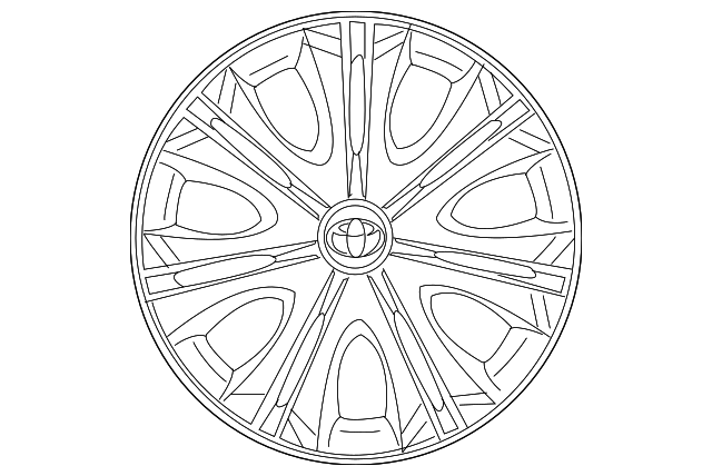 2009-2010 Toyota Corolla Wheel Cover 42621-02090 | OEM Parts Online