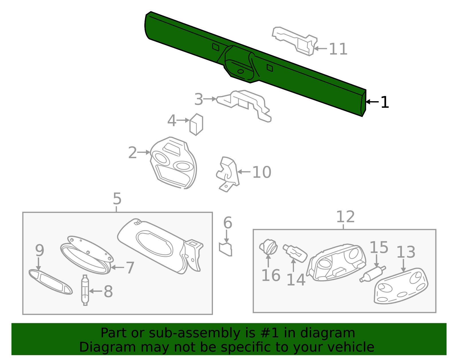 997-555-059-01-8G2 - High-Quality Roof Opening Trim for 2006-2013 ...