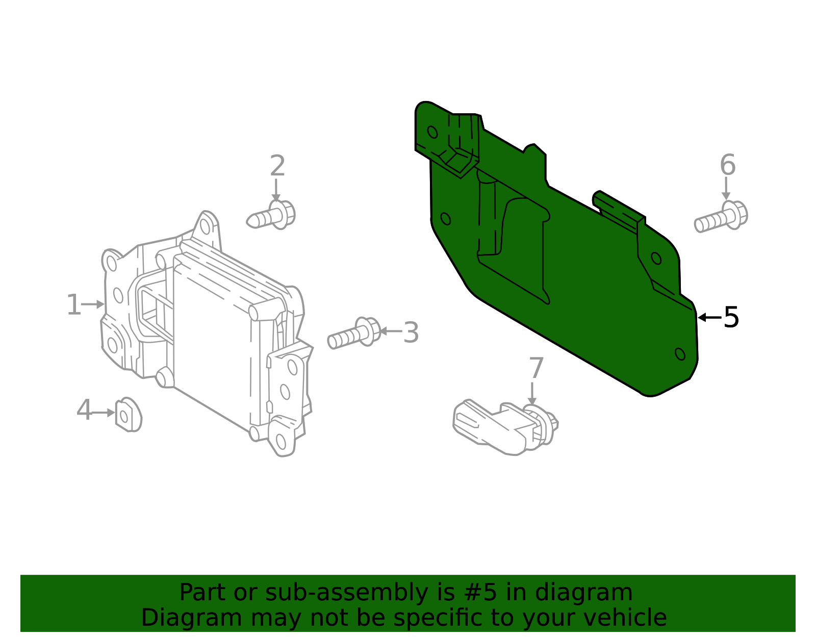 2018-2021 Toyota C-HR Mount Bracket 88215-F4010 | MotorMotor