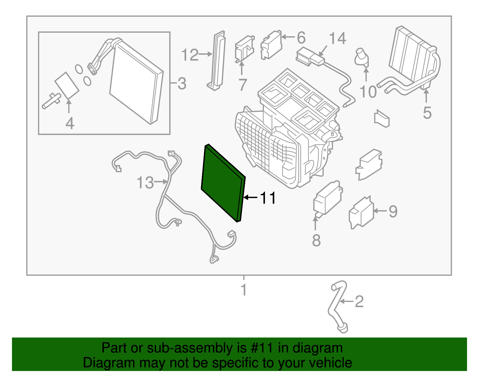 27277-9NM0A - Cabin Air Filter 2017-2024 Nissan | Nissan Parts ...