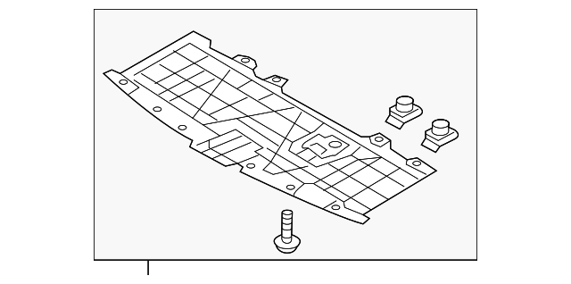 2020 Mazda CX-3 Cover Under Front DNJK-56-11Y | RealMazdaParts.com