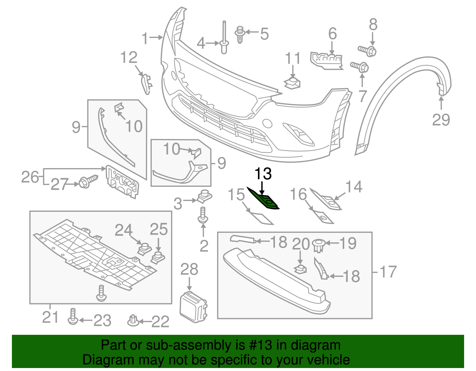 D10L-50-C11 - Bezel 2016-2018 Mazda CX-3 | Mazda-Parts