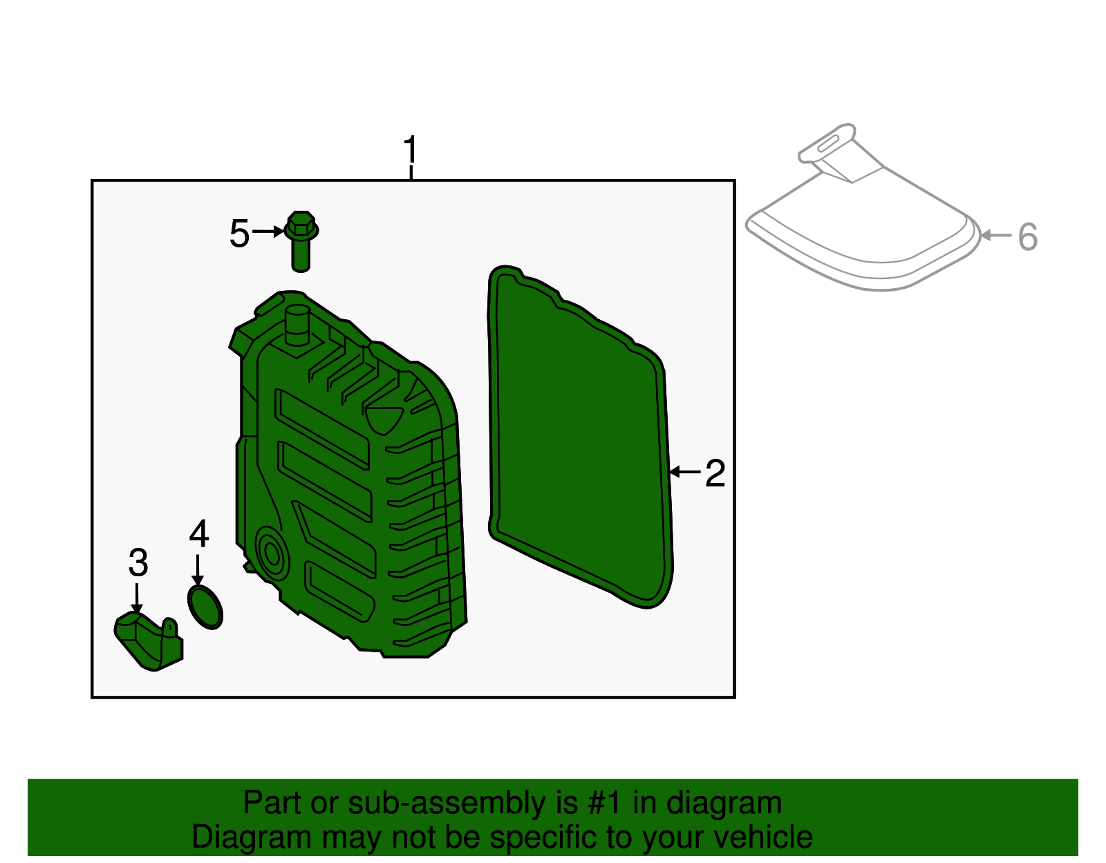 2013-2021 Hyundai Automatic Transmission Cover 45280-3B851 | World OEM ...