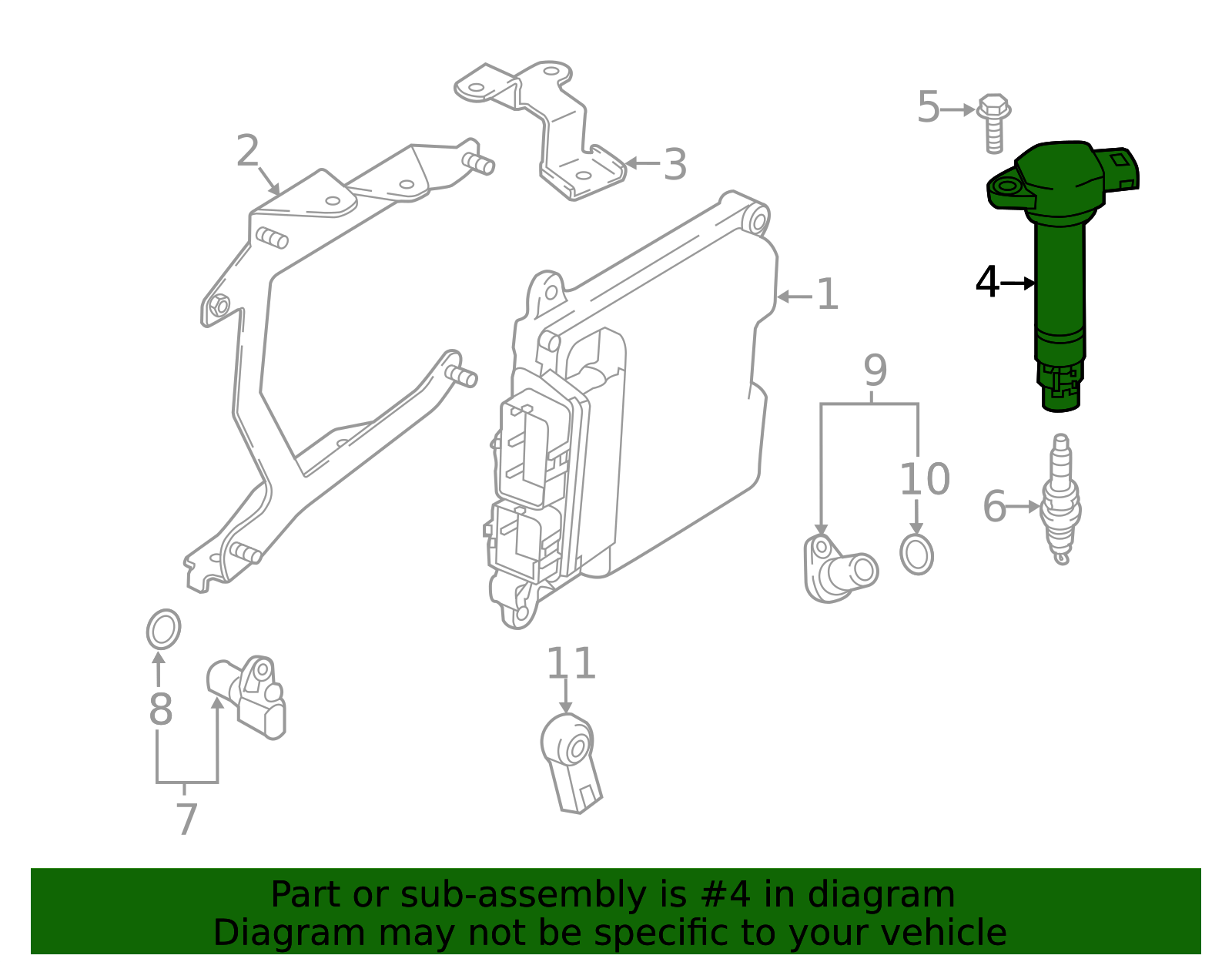 1832A080 - Ignition Coil 2018-2025 Mitsubishi Eclipse Cross ...