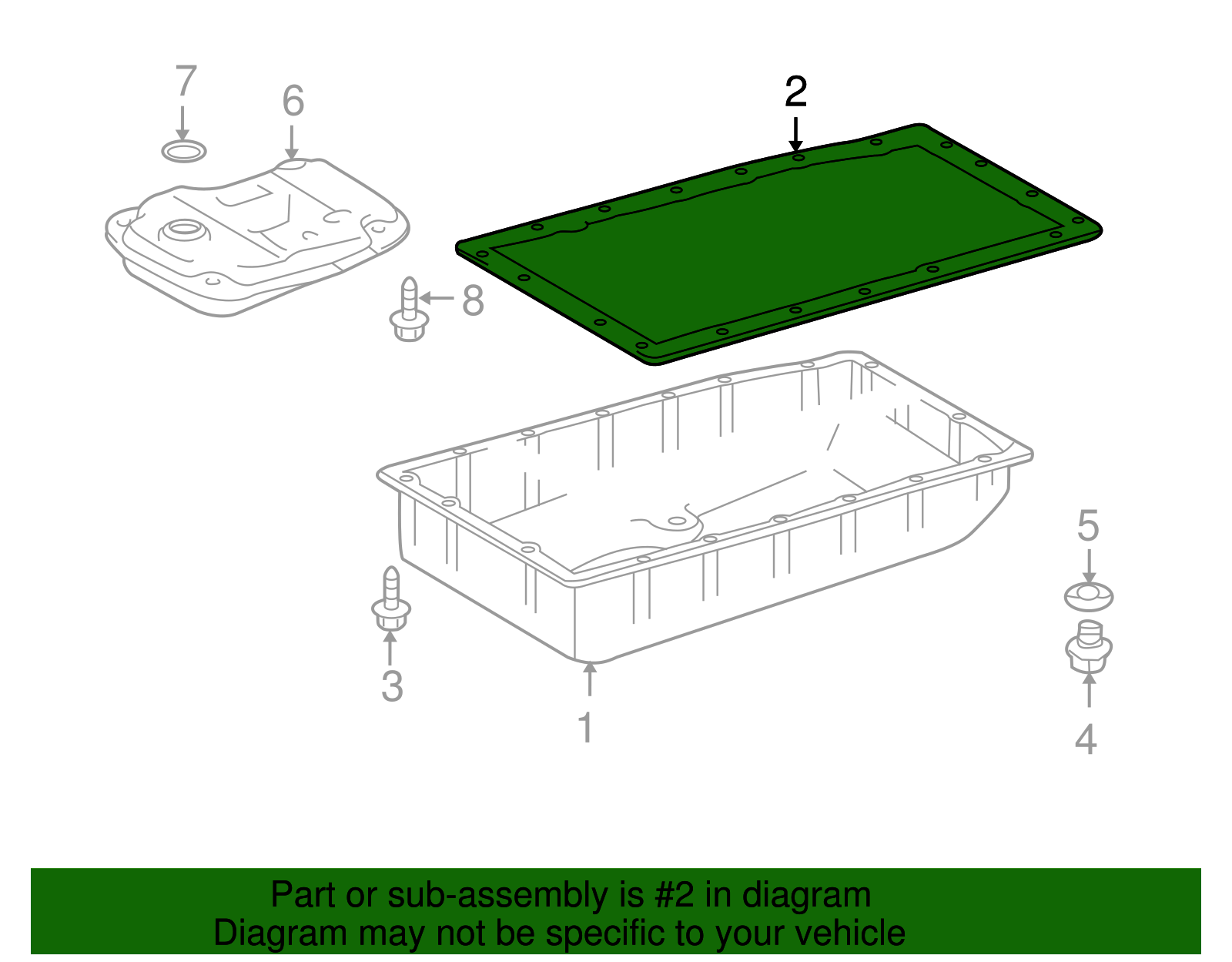 2003-2024 Toyota Gasket, Automatic Transmission Oil Pan 35168-60010 ...