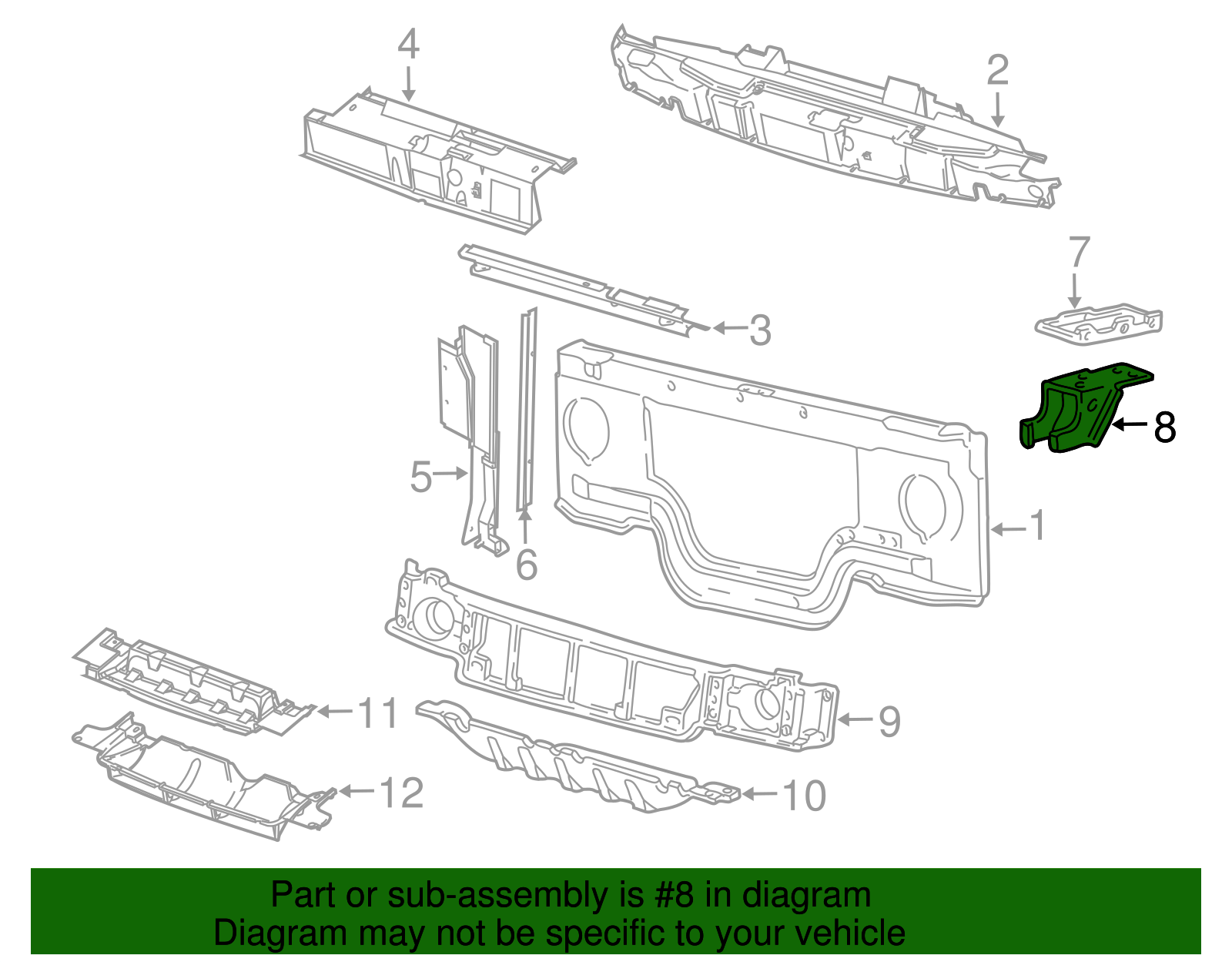 1997-2025 Ford Fender Extension Panel 9C2Z-16D072-A | OEM Parts Online