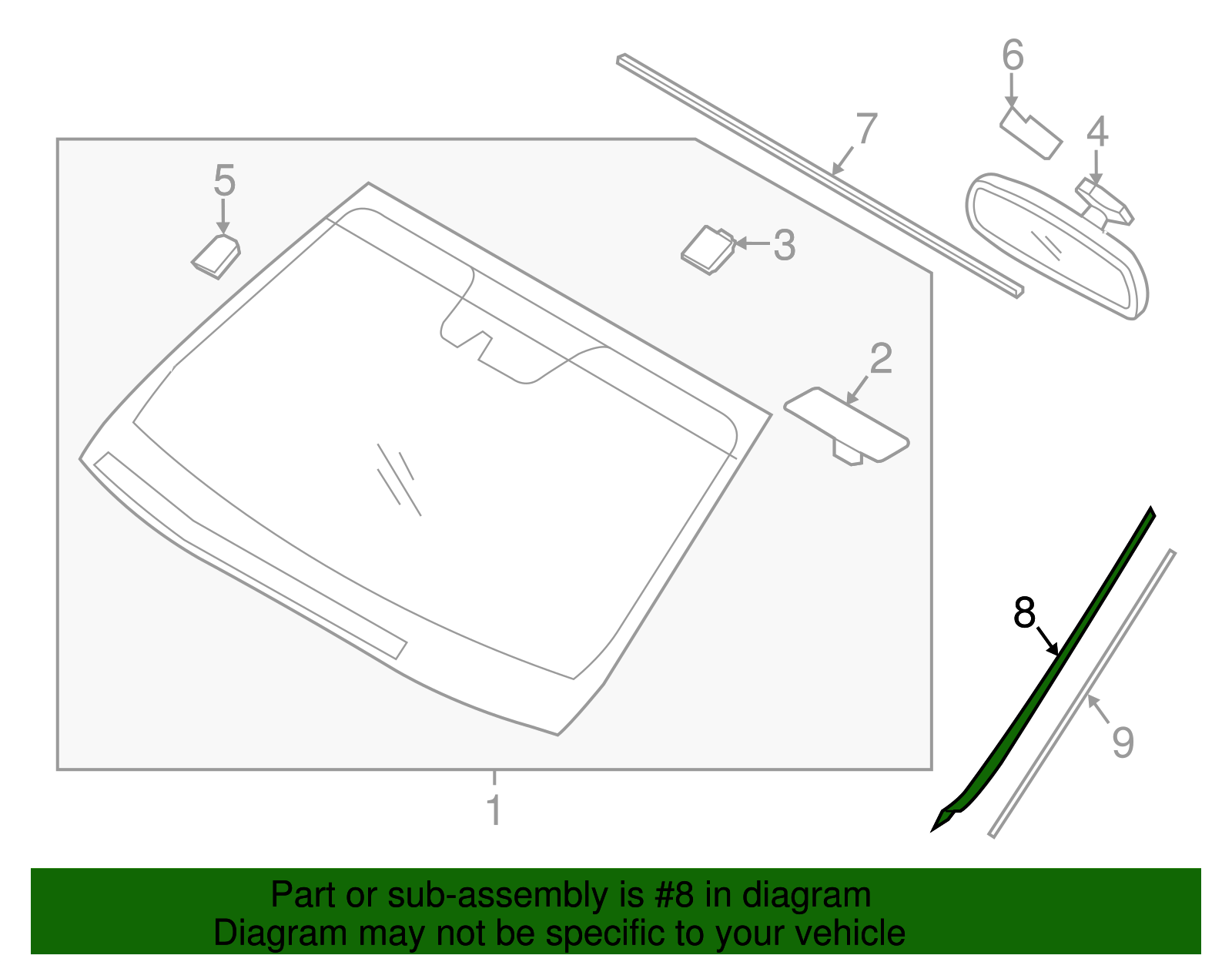 86131-2W000 - Side Molding 2013-2018 Hyundai Santa Fe Sport | Hyundai ...