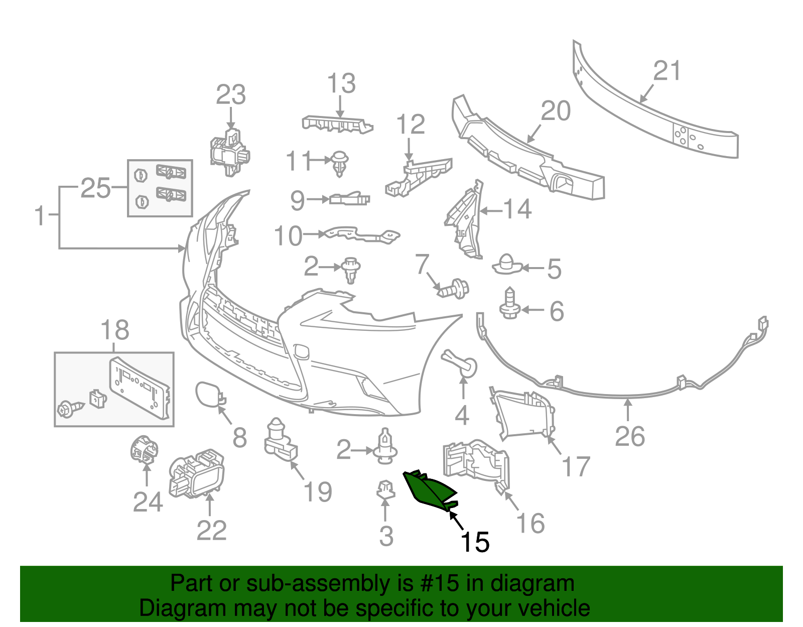 2014-2016 Lexus Hole Cover 53113-53110 | OEM Parts Online