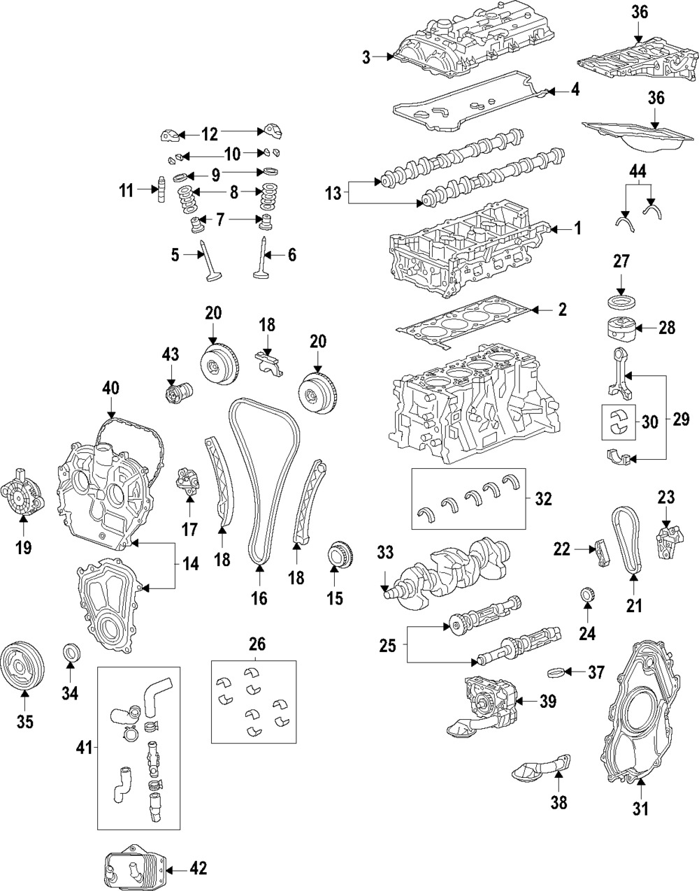 2019-2024 GM Camshaft Sprocket Bolt 55512050 GM | GMPartsDirect.com