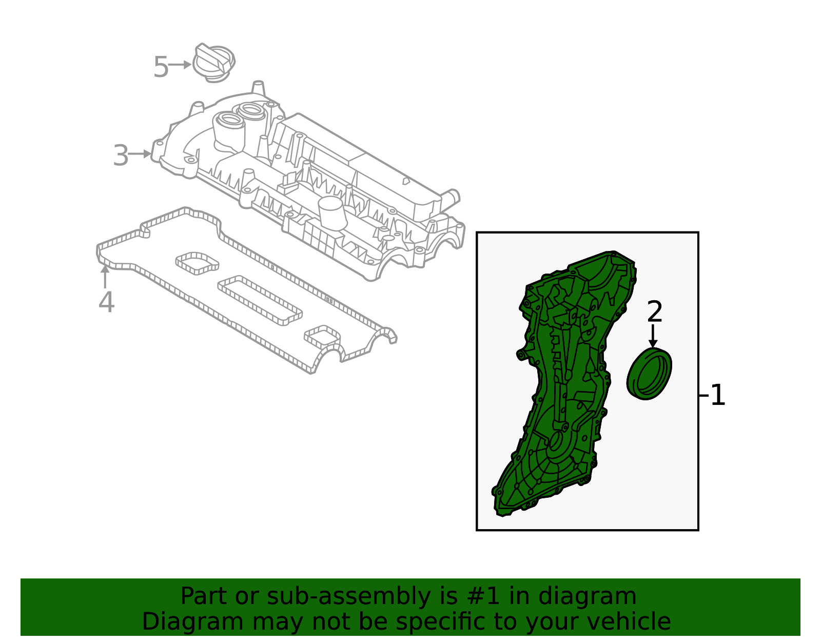 Genuine Timing Cover for 2012-2017 Land Rover | Land Rover Part ...