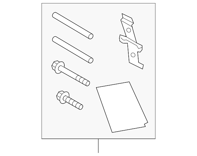 LR016683 - Caliper Assembly Retainer Kit - 2010-2020 Land-Rover | Land ...