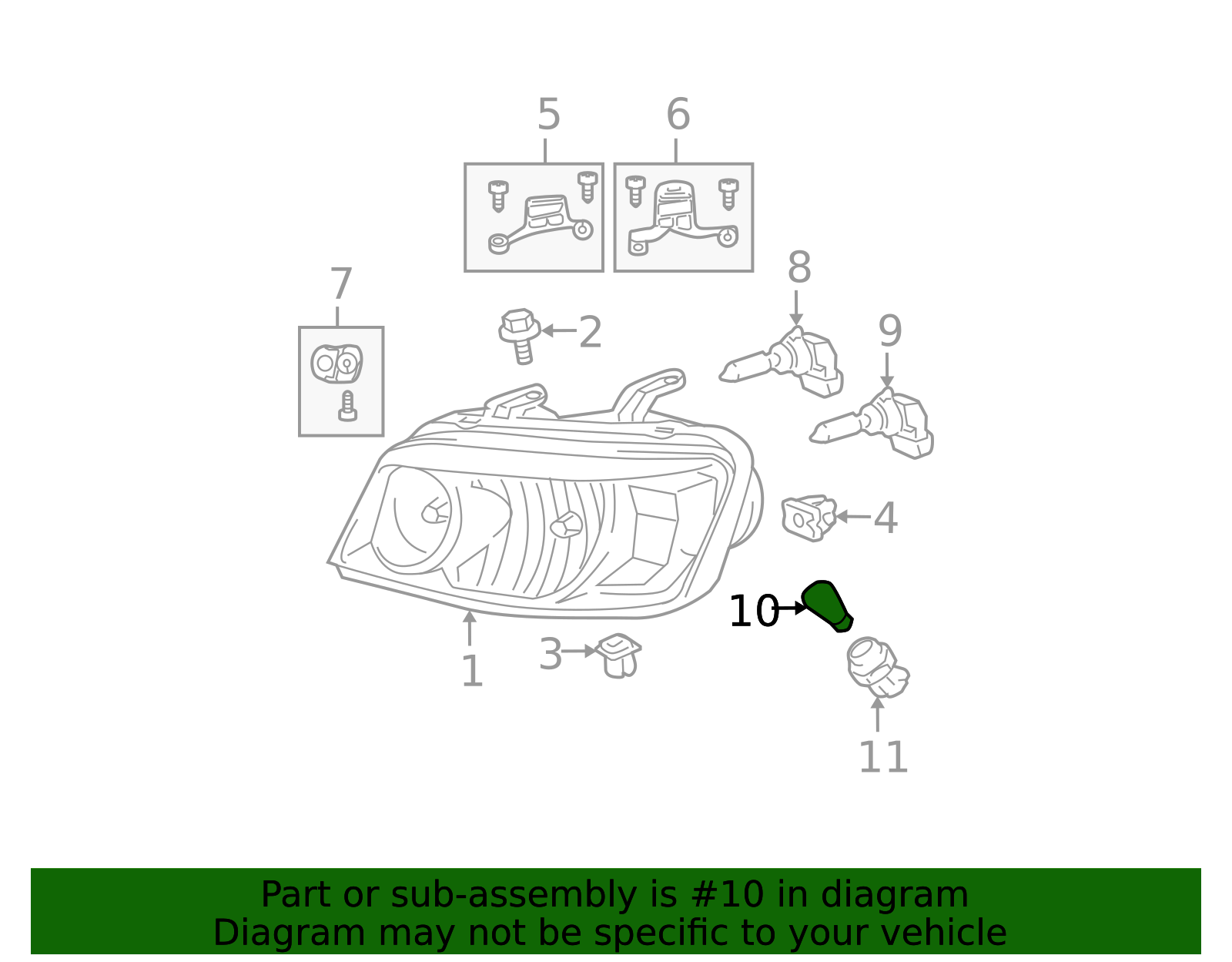 Genuine Official Toyota Signal Lamp Bulb part# 99132-21210-75 for ...