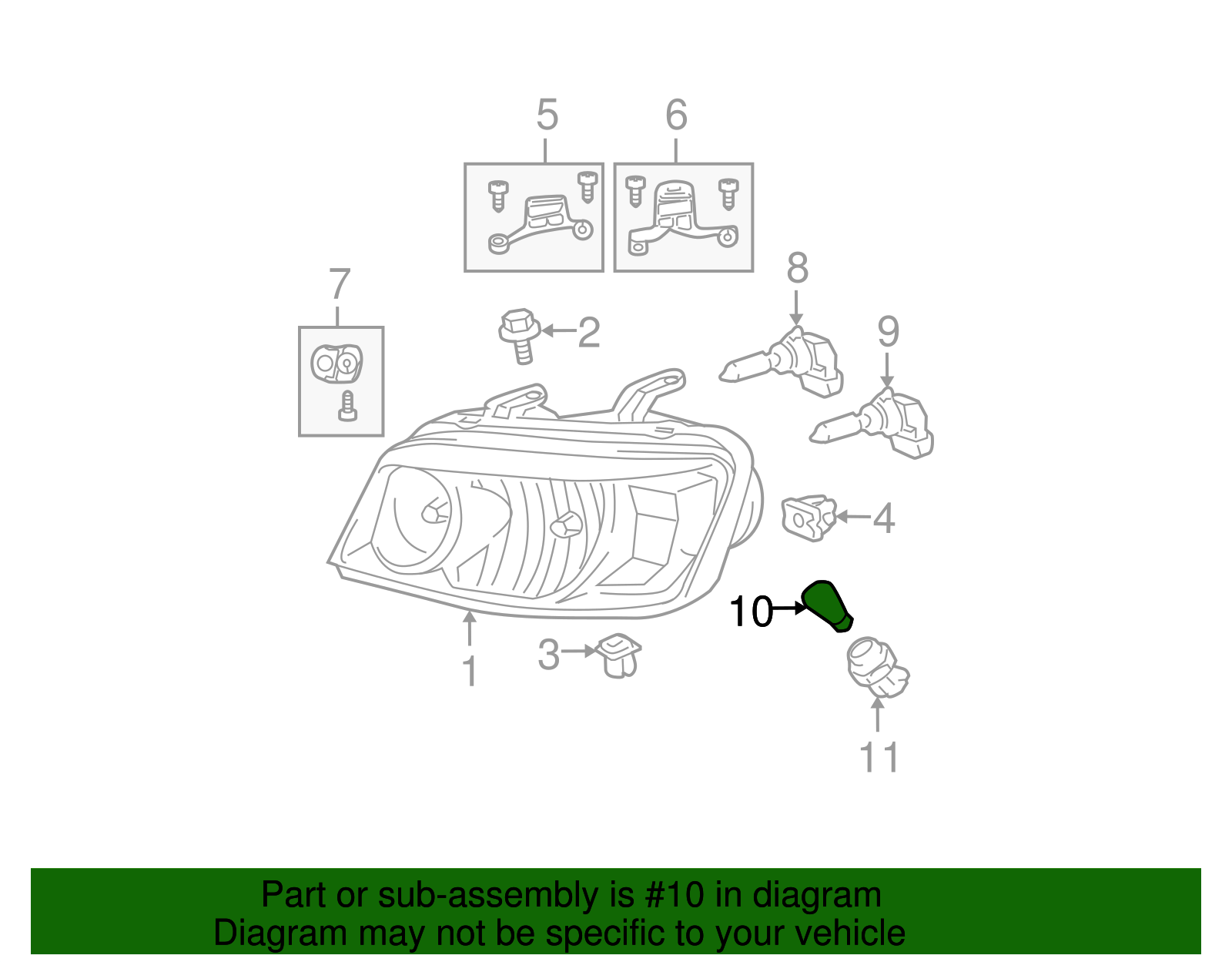Genuine Toyota Signal Lamp Bulb part# 99132-21210-75 for 2001-2014 ...